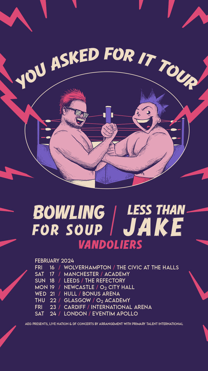 Bowling For Soup Announce 2024 UK Tour With Less Than Jake | Alt-UK